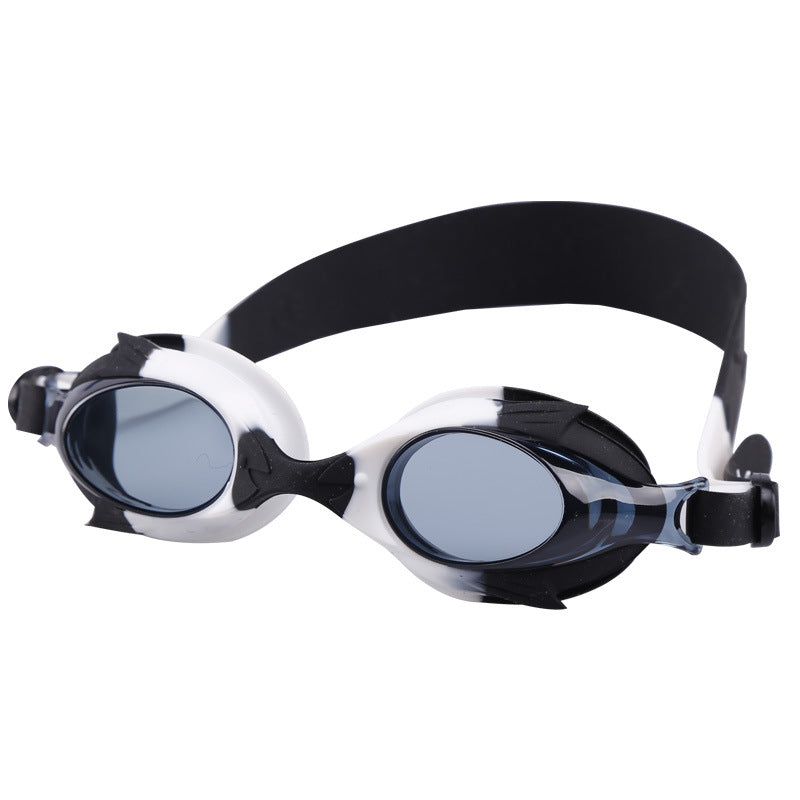 DUAL SHADED SWIMMING GOGGLES - WHITE & BLACK – Kidlingss